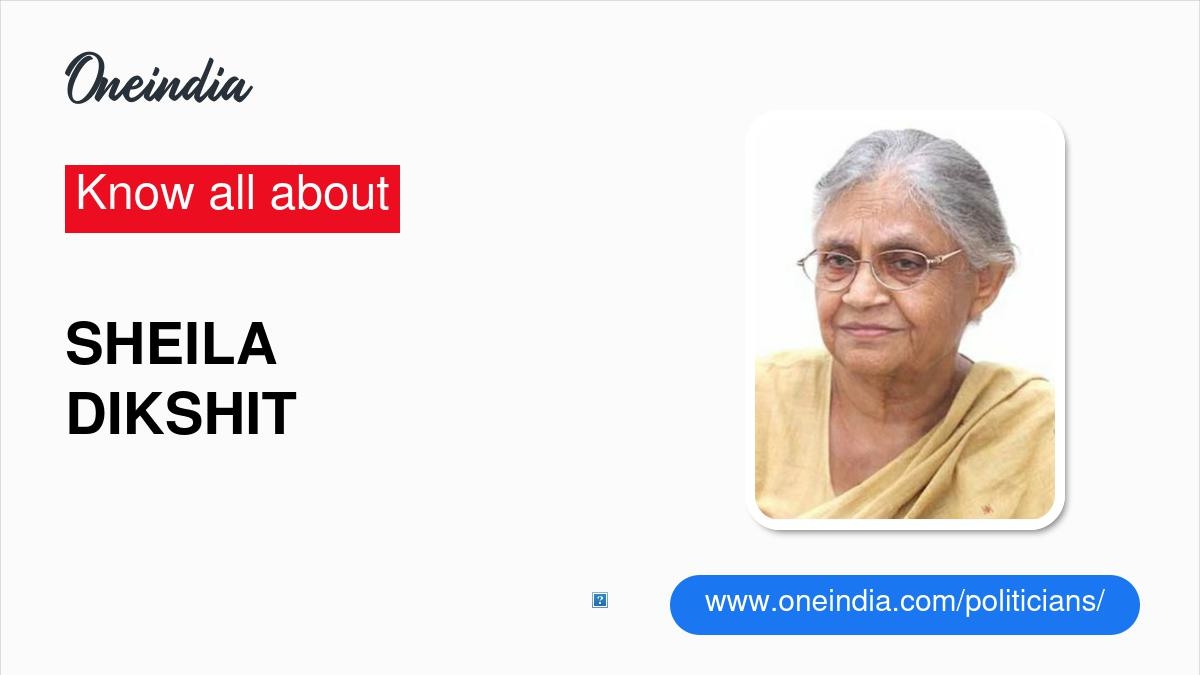 Sheila Dikshit: Age, Biography, Education, Husband, Caste, Net Worth ...