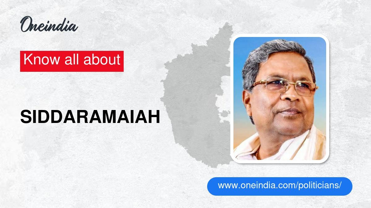 Siddaramaiah: Age, Biography, Education, Wife, Caste, Net Worth & More ...