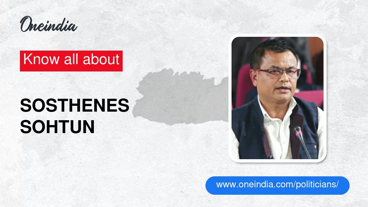 Sosthenes Sohtun: Age, Biography, Education, Wife, Caste, Net Worth ...