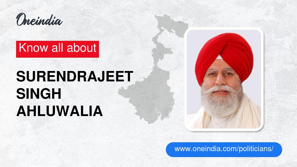 Surendrajeet Singh Ahluwalia: Age, Biography, Education, Wife, Caste, Net Worth & More - Oneindia