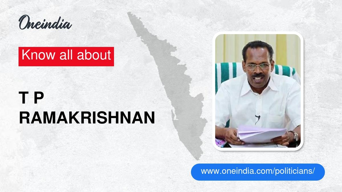 T P Ramakrishnan: Age, Biography, Education, Wife, Caste, Net Worth ...