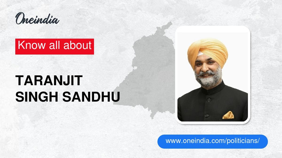 Taranjit Singh Sandhu: Age, Biography, Education, Wife, Caste, Net ...