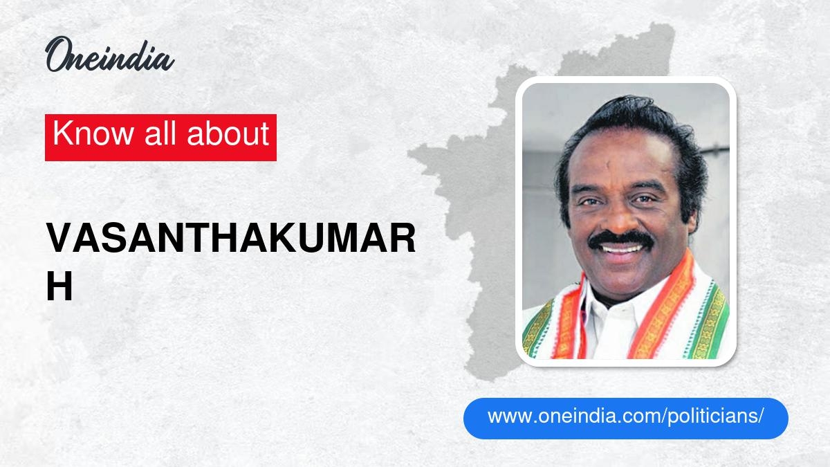 Vasanthakumar H: Age, Biography, Education, Wife, Caste, Net Worth ...