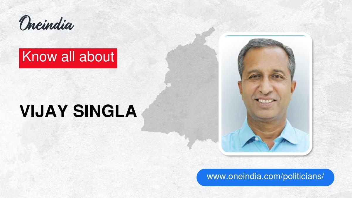 Vijay Singla: Age, Biography, Education, Family, Caste, Net Worth ...