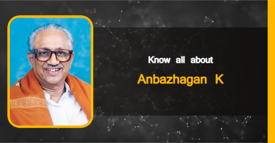Anbazhagan K: Age, Biography, Education, Wife, Caste, Net Worth & More ...